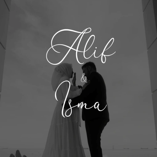 Undangan Pernikahan Alif & Isma - Atma Wedding